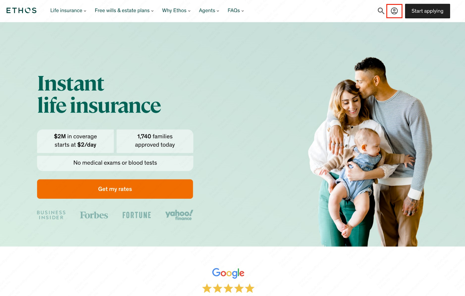 How do I log in to my portal? – Ethos Life