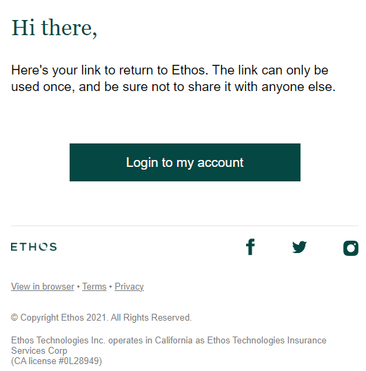 How do I log in to my portal? – Ethos Life